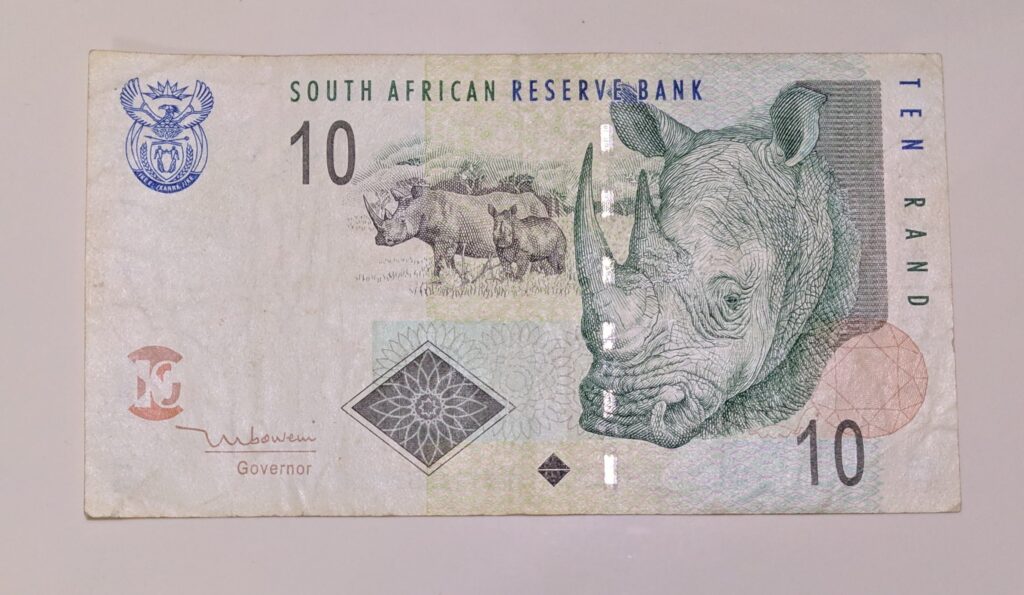10 Rand South Africa Banknote Order online at lowest price - coinsstuff