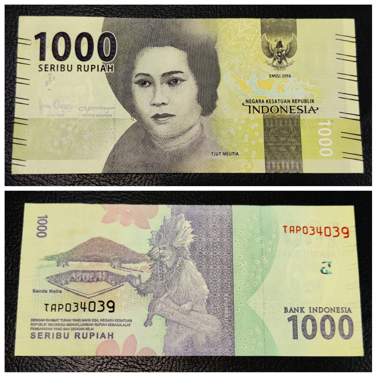 Indonesia Banknote 1000 Rupiah UNC - coinsstuff
