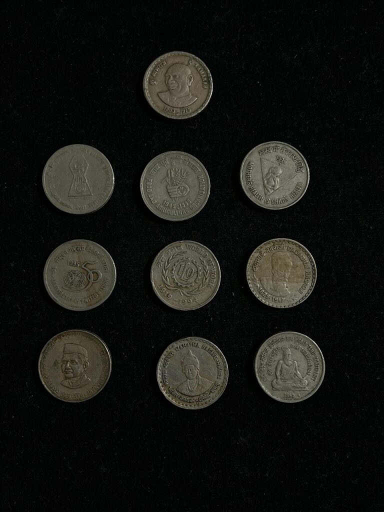 Set of 38 different 5rs commemorative coins - coinsstuff